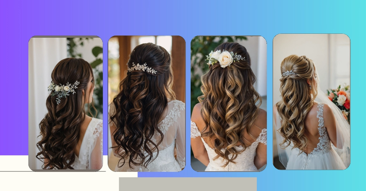 Fabulous Half Up Half Down Wedding Hairstyles for Long Locks – Inspire ...