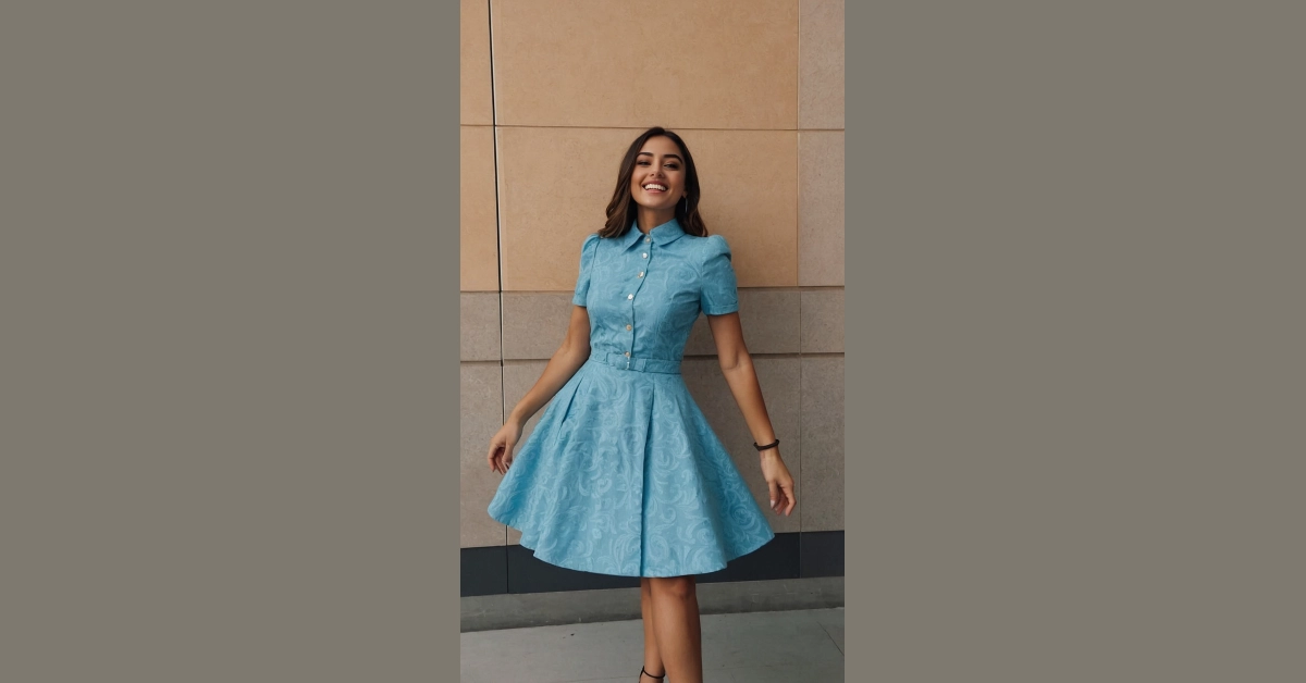 From Day to Night: 15 Stunning Blue Floral Frock Outfit Ideas – Inspire ...