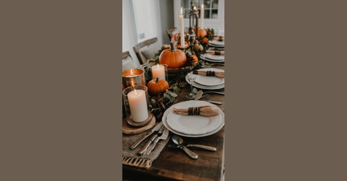 15 Fun and Casual Fall Table Settings That Will Wow Your Guests ...