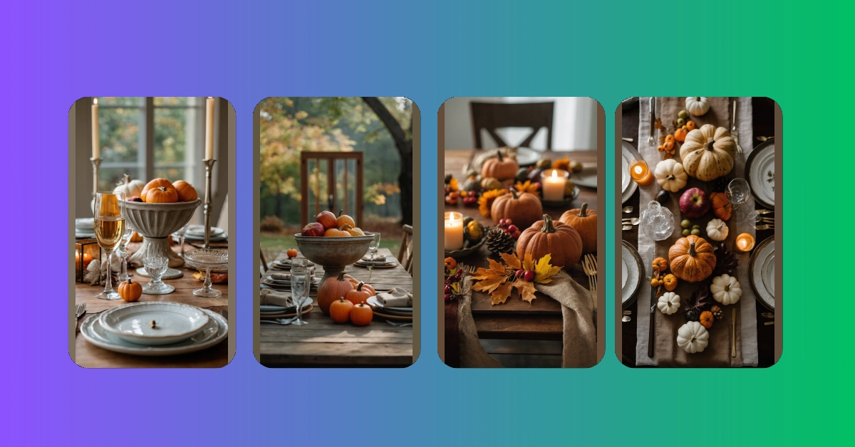 Transform Your Dining Room with These 15 Fall Table Settings – Inspire ...