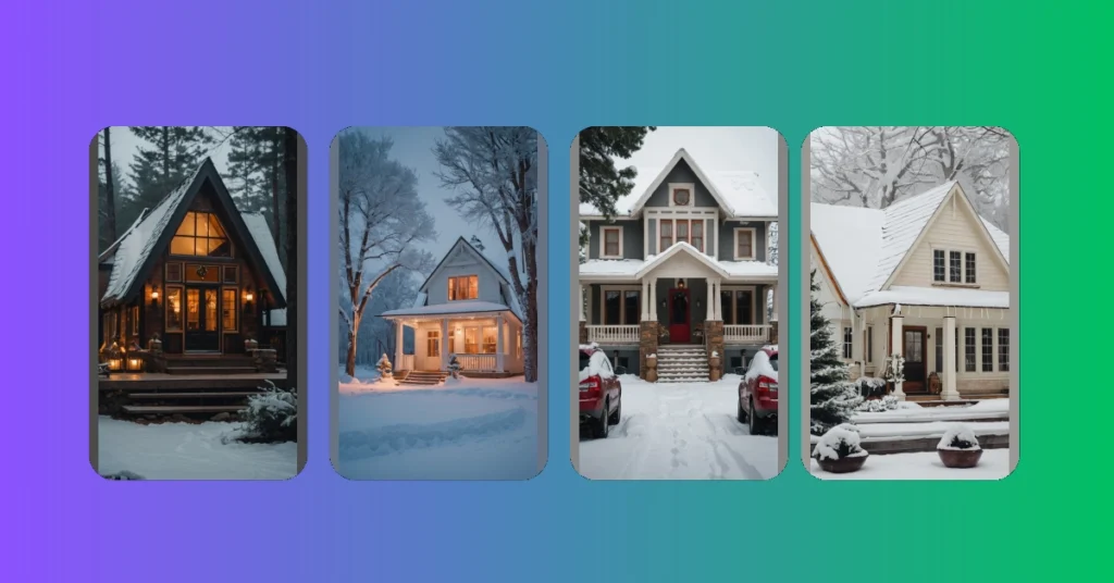 Transform Your Home into a Snowy Sanctuary: 10 Breezy Exterior Ideas ...